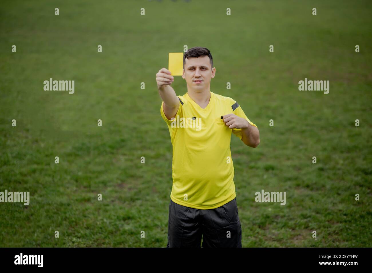 Soccer Referee Showing Red Card High Resolution Stock Photography and ...