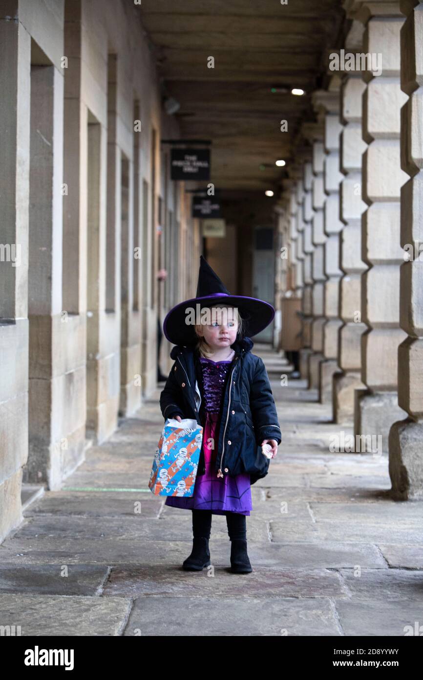 The Piece Hall, Halifax. Thea Anderson (2) on a Halloween Trial at the ...