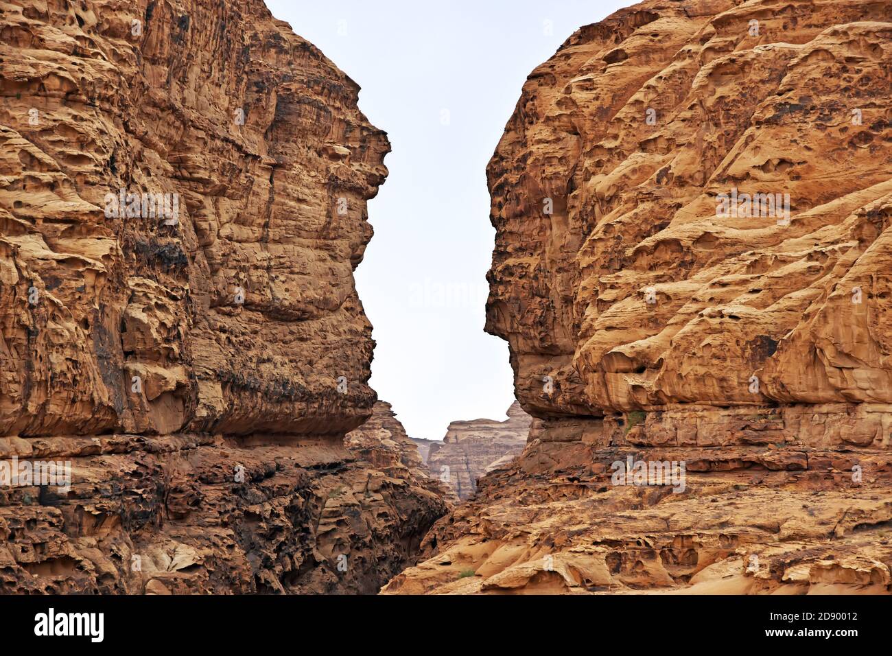 Wadi Disah, Al Shaq canyon, Saudi Arabia Stock Photo - Alamy