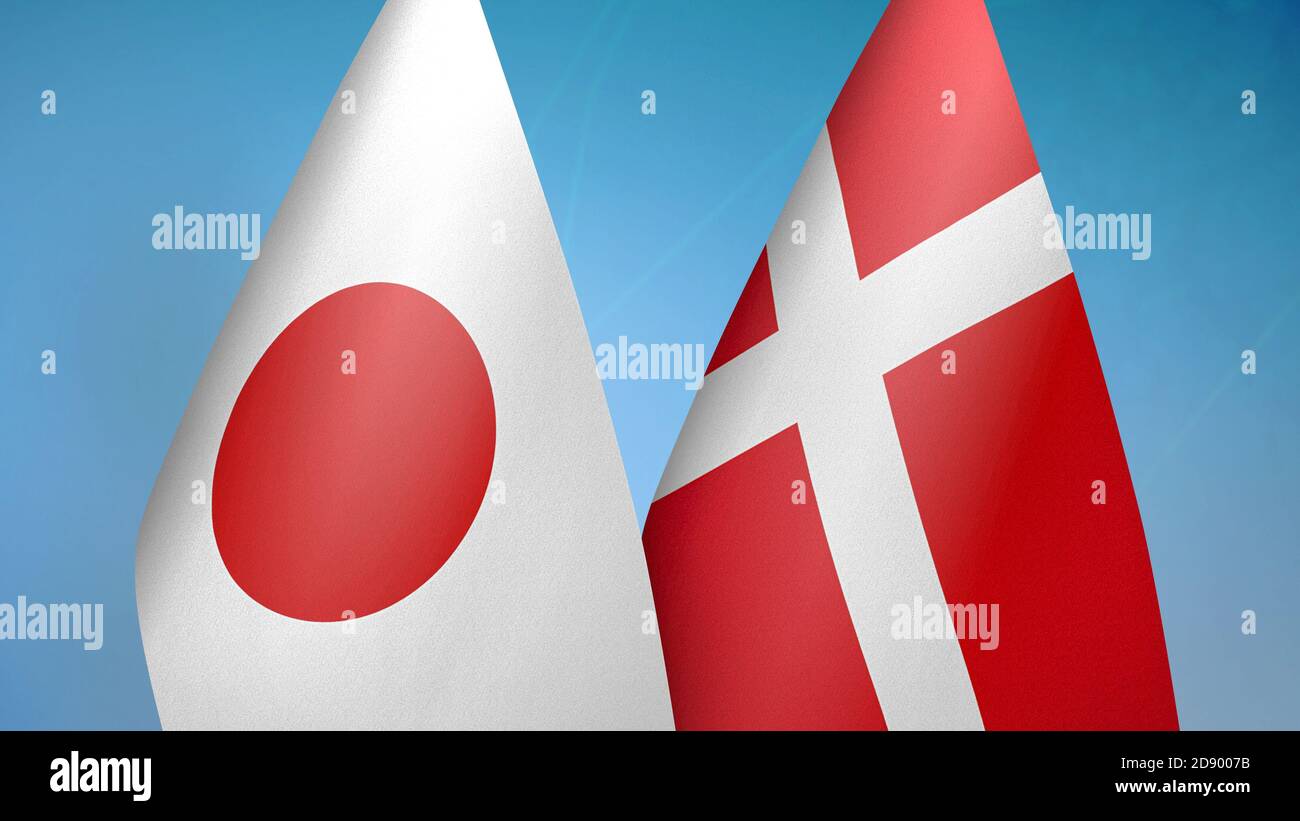 Japan denmark flag hi-res stock photography and images - Alamy
