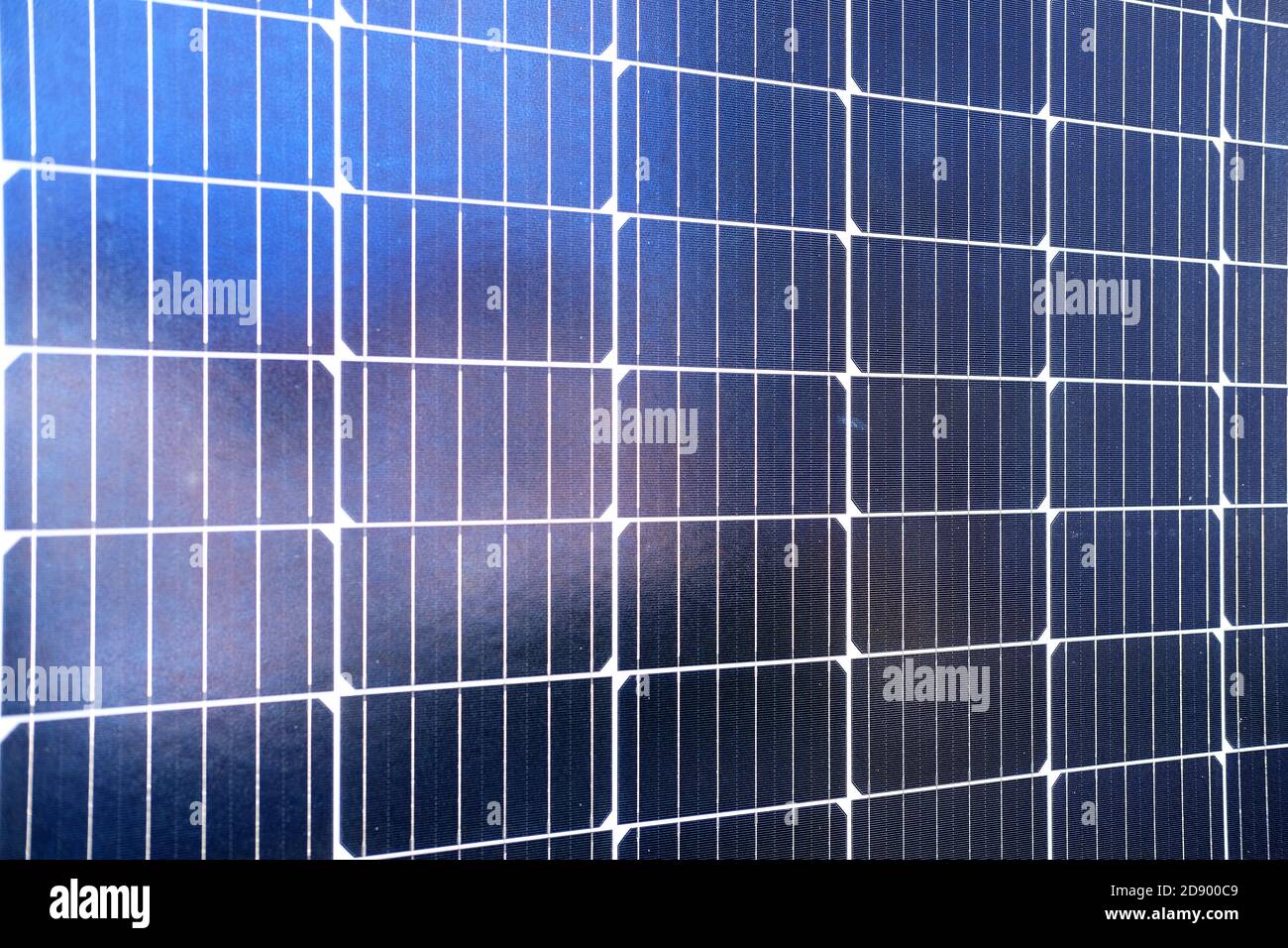 detail of a photovoltaic panel for renewable electric production Stock ...