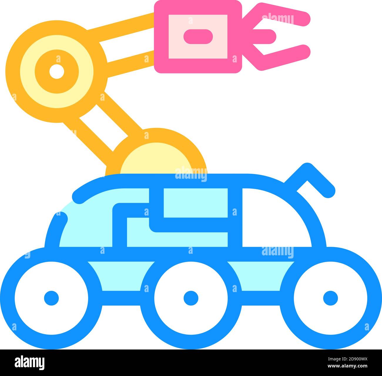 rover discovery transport color icon vector illustration Stock Vector ...