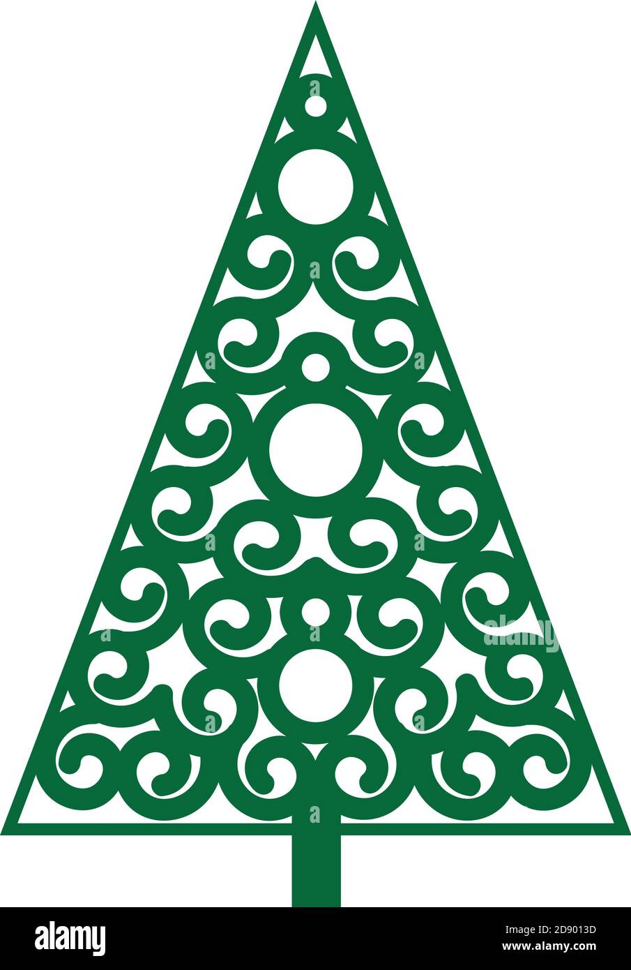 Swirly tree illustration Stock Vector Images - Alamy