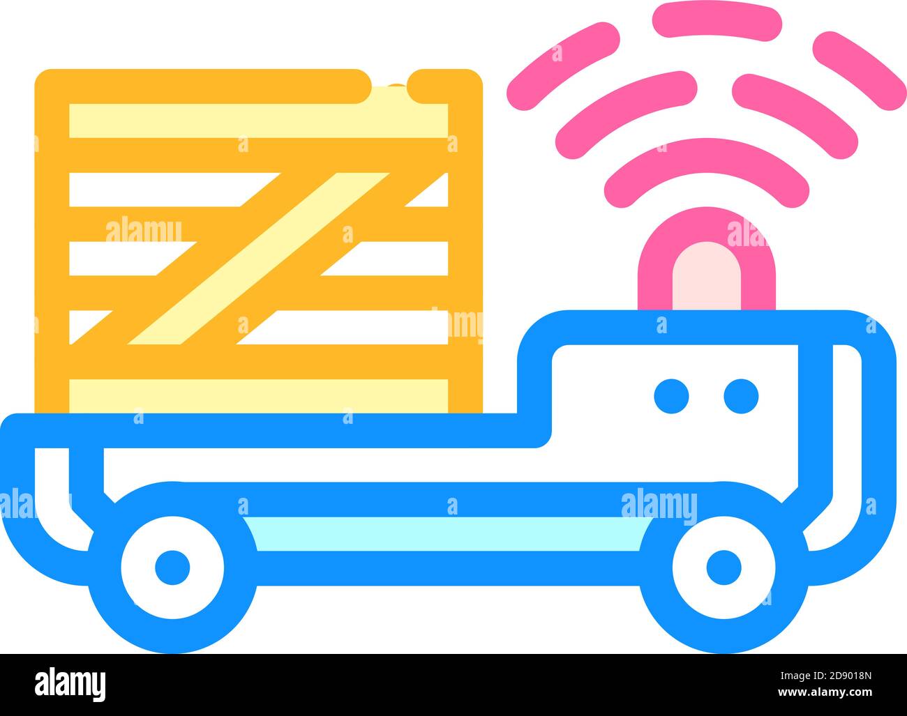 automation transportation car color icon vector illustration Stock ...
