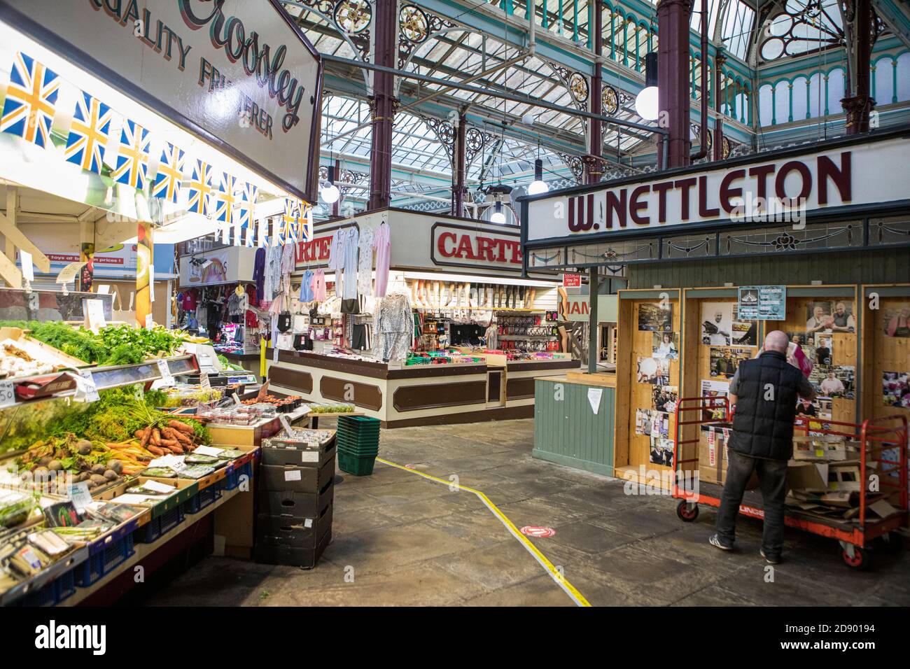 Halifax Borough Market Stock Photo - Alamy
