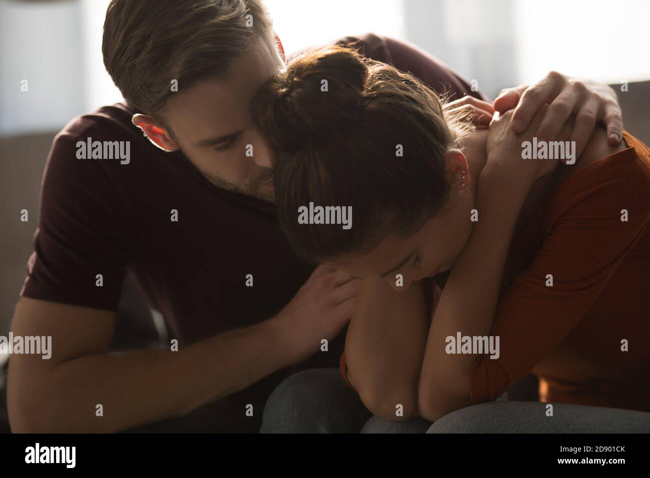 Couples Crying Together