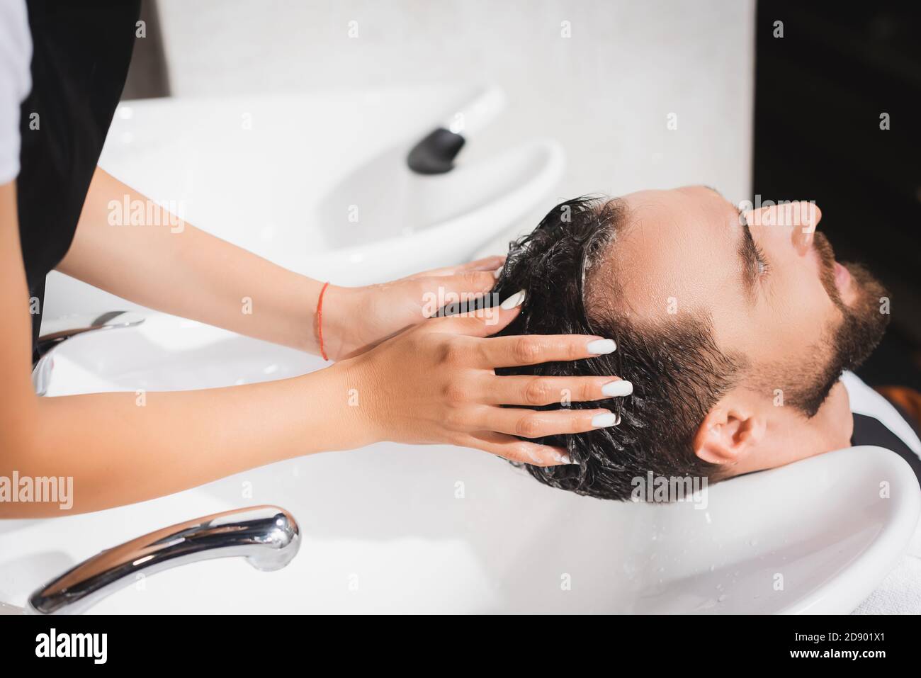 Barber sinks hi-res stock photography and images - Alamy