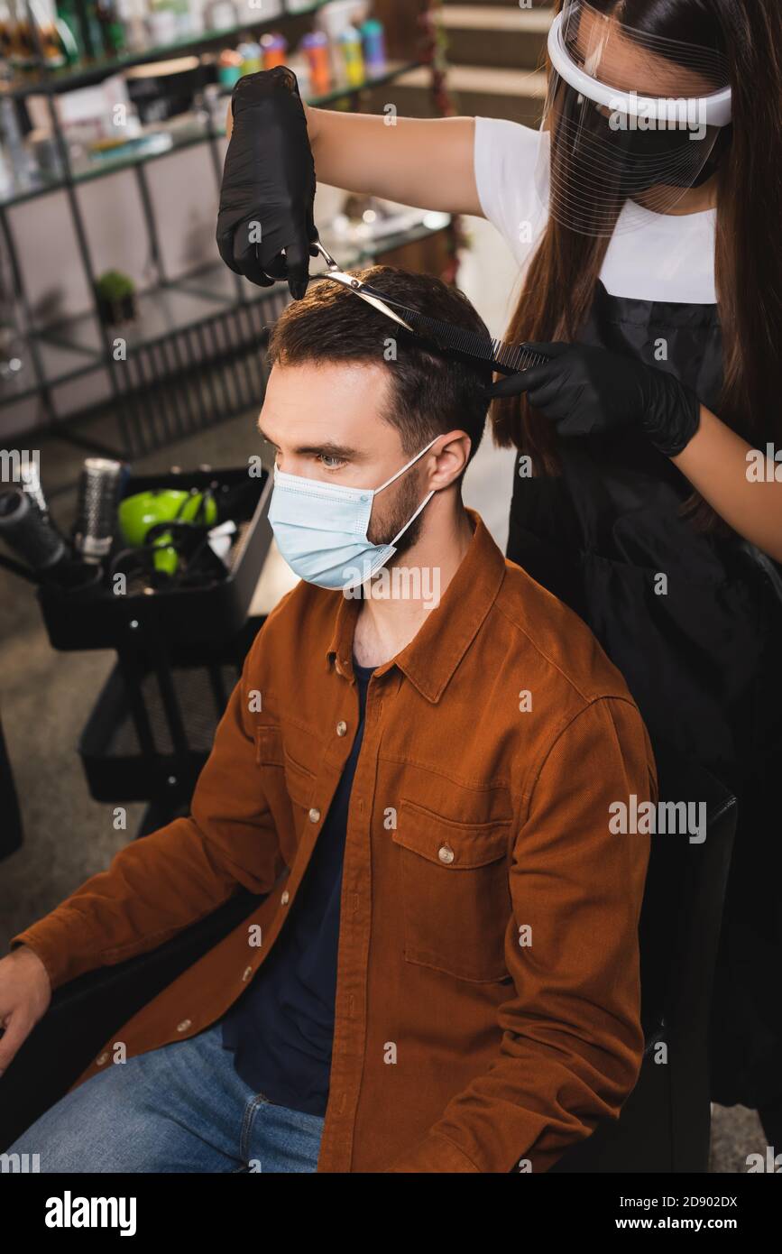 Ppe gloves mask apron hi-res stock photography and images - Alamy