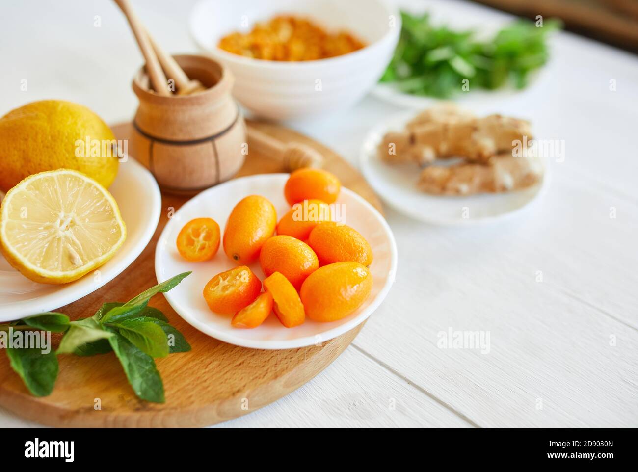 Trendy virus protection food, coronavirus, immunity concept. Fall immune system booste vitamin ...