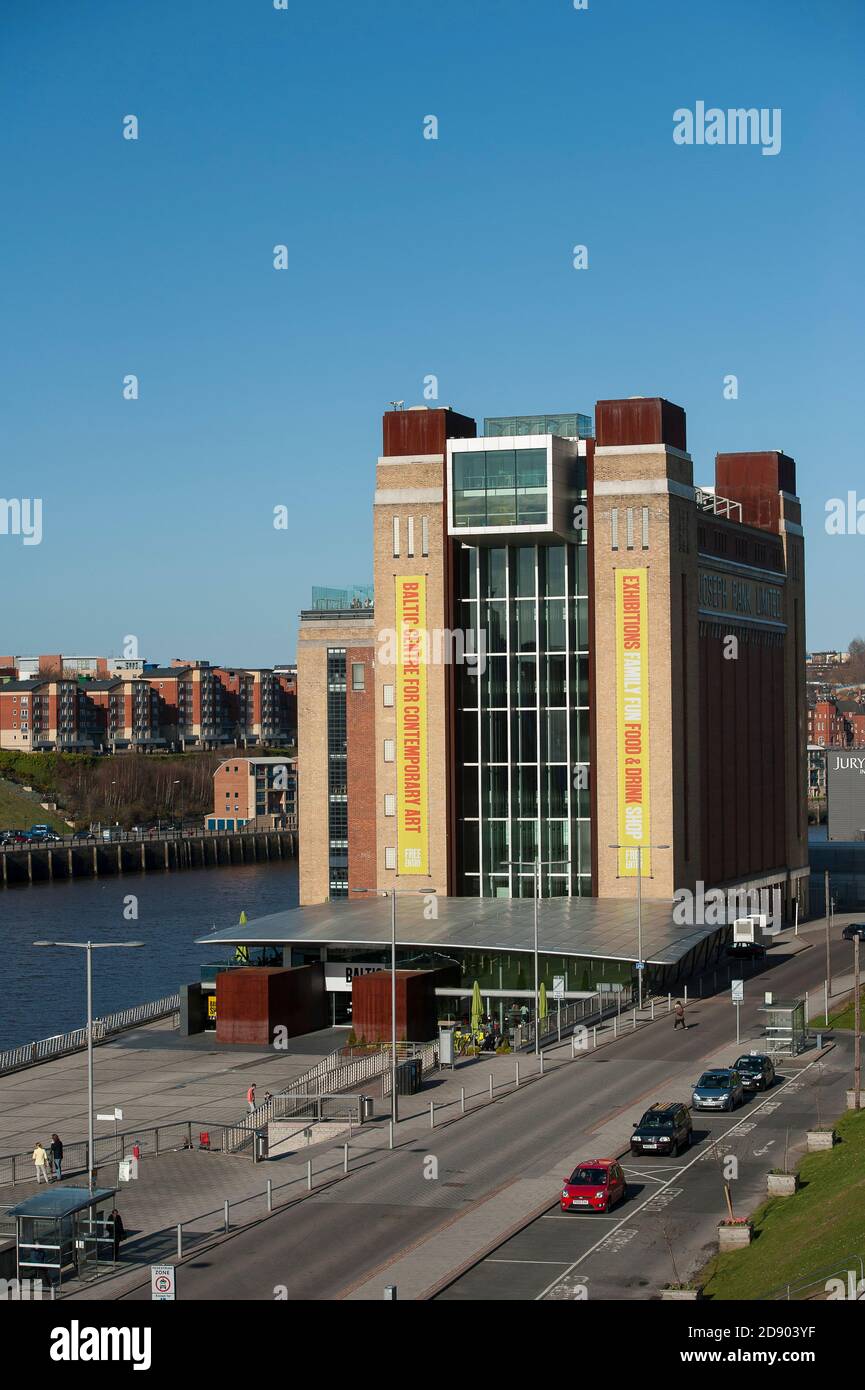 The Baltic Centre for Contemporary Art in Gateshead, Tyneside, North ...