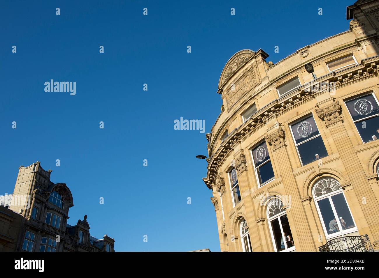 Eldon Buildings, a grade 2 listed building on Grey Street in the centre ...