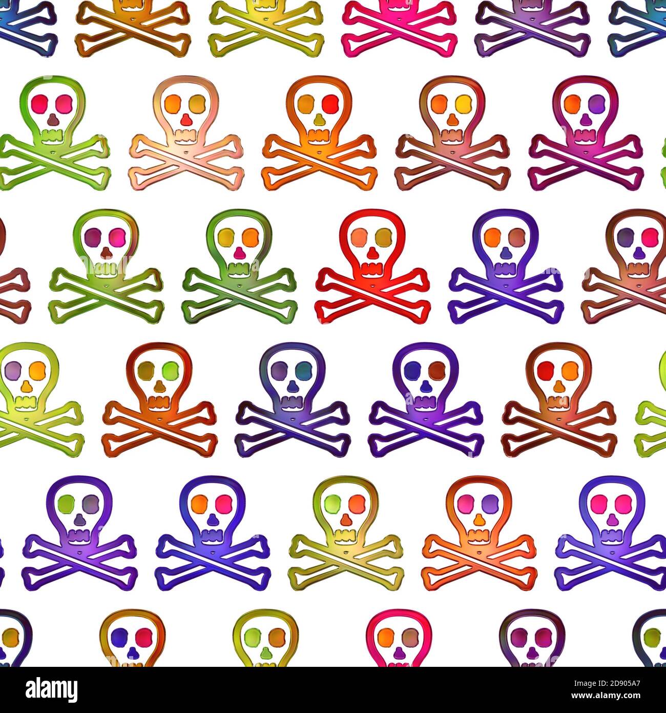 Seamless texture symbol pirate jolly Roger illustration Stock Photo - Alamy