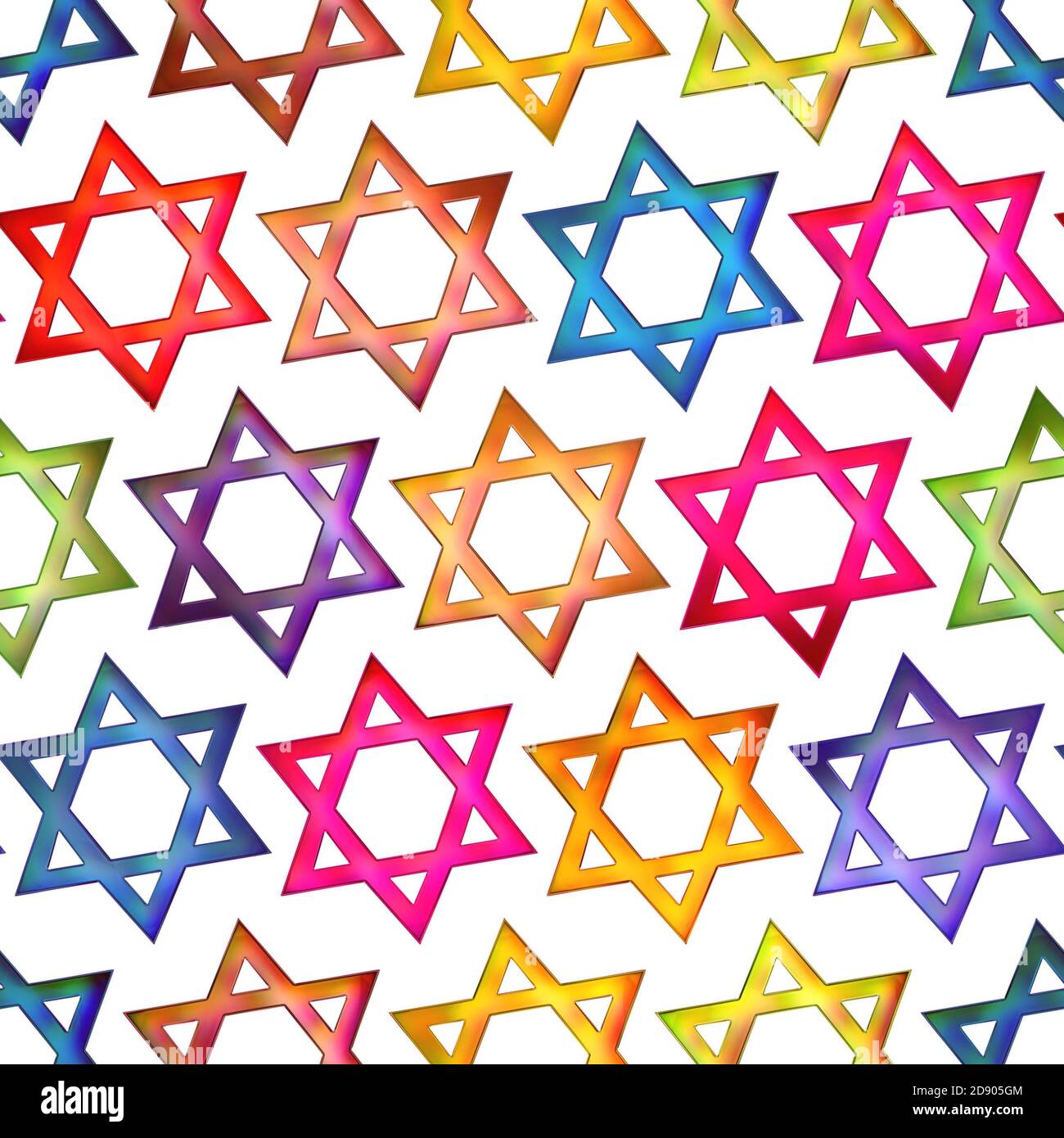 Seamless star of david pattern Cut Out Stock Images & Pictures - Alamy