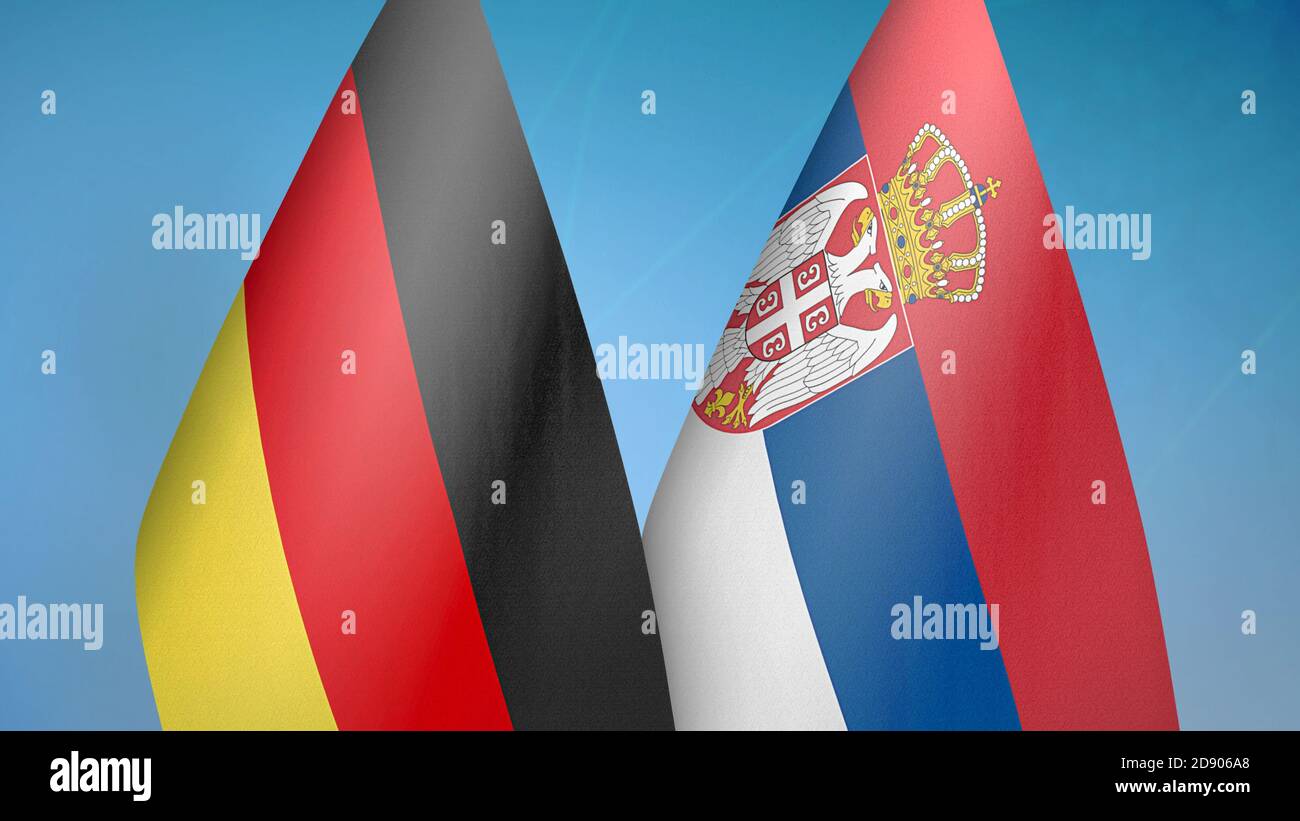 Serbia germany flag hi-res stock photography and images - Alamy