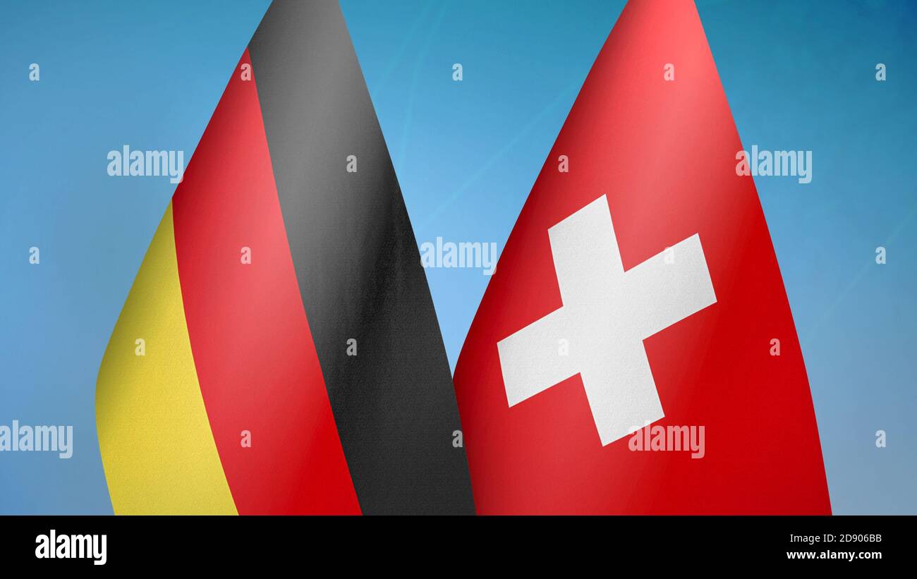 Switzerland germany flags hi-res stock photography and images - Alamy