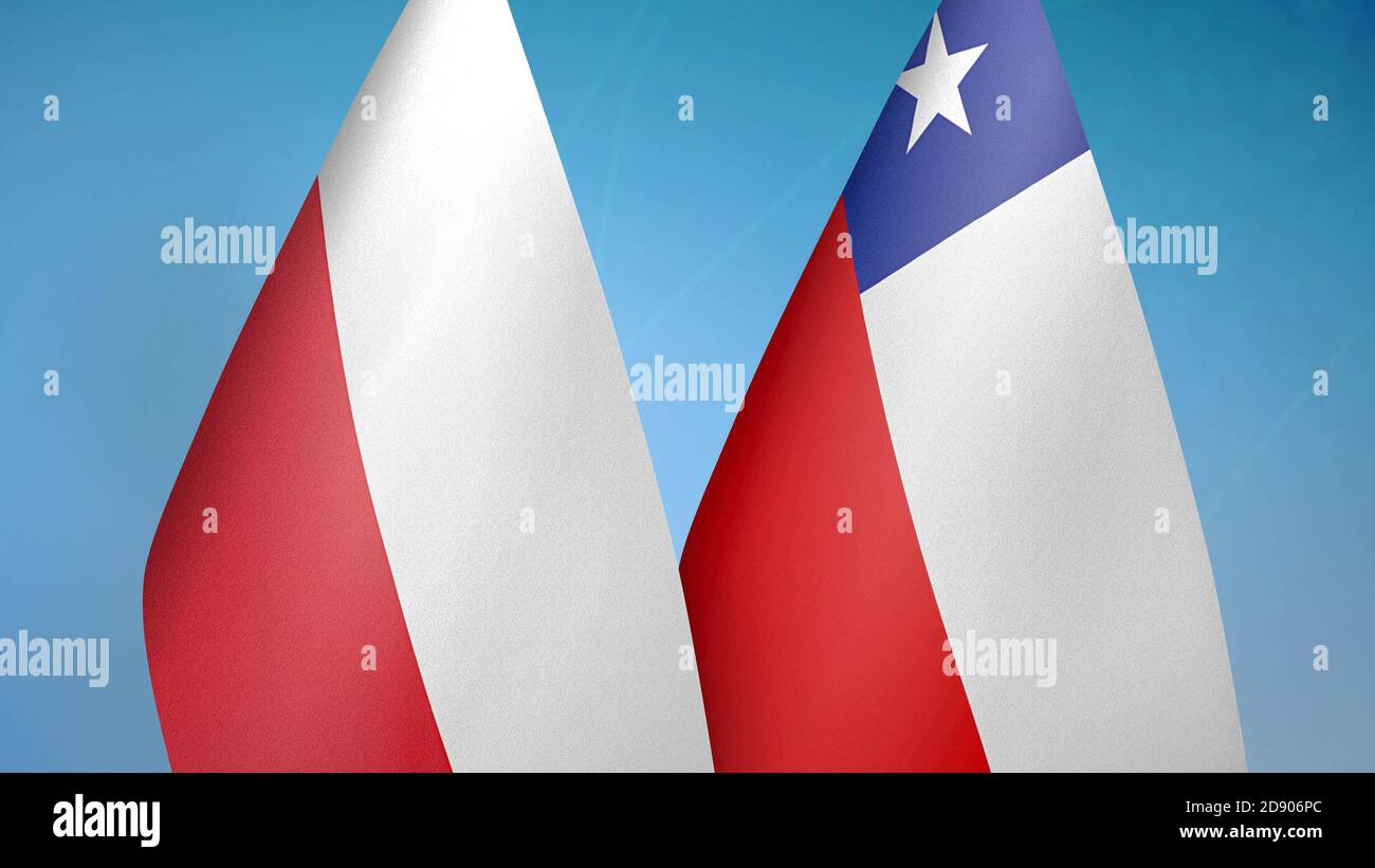 Chile poland flag hi-res stock photography and images - Alamy