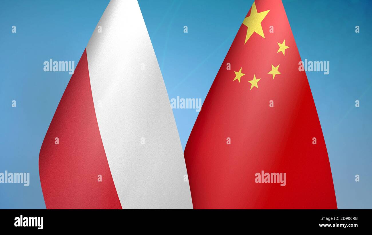 Poland china flag hi-res stock photography and images - Alamy