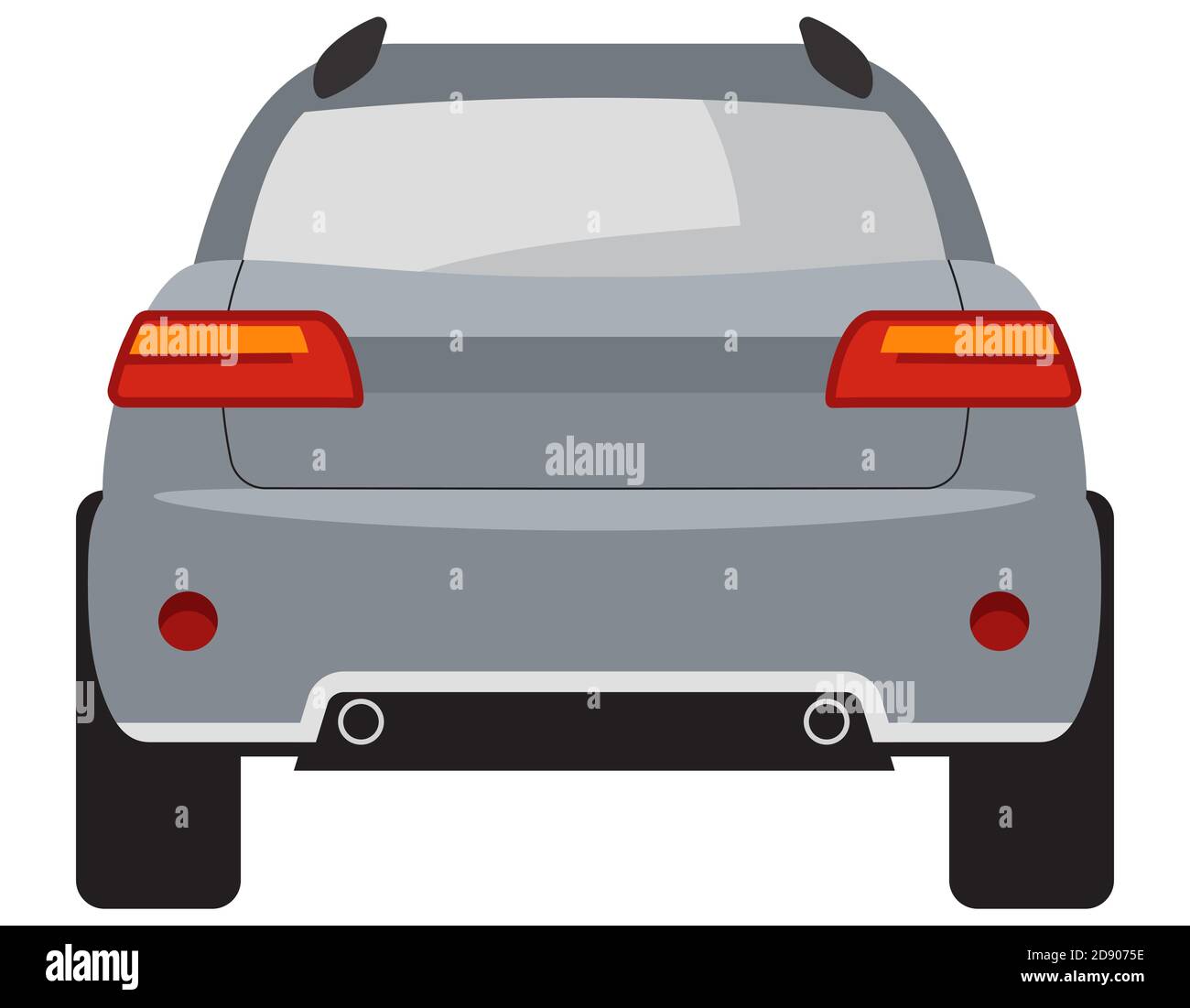 Back view Stock Vector Images - Alamy