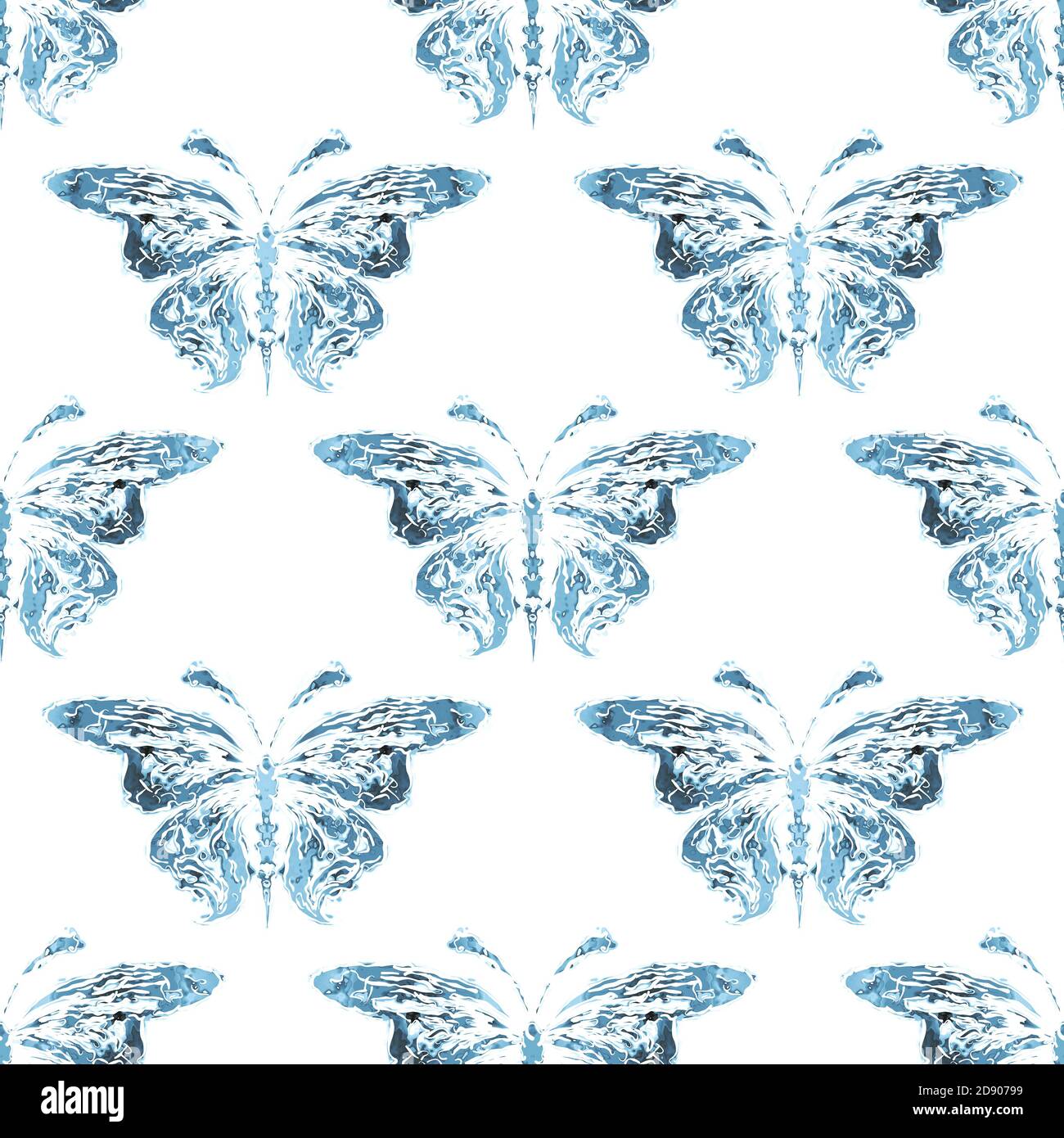 Abstract Abstract butterfly seamless pattern. Can be used as fabric ...