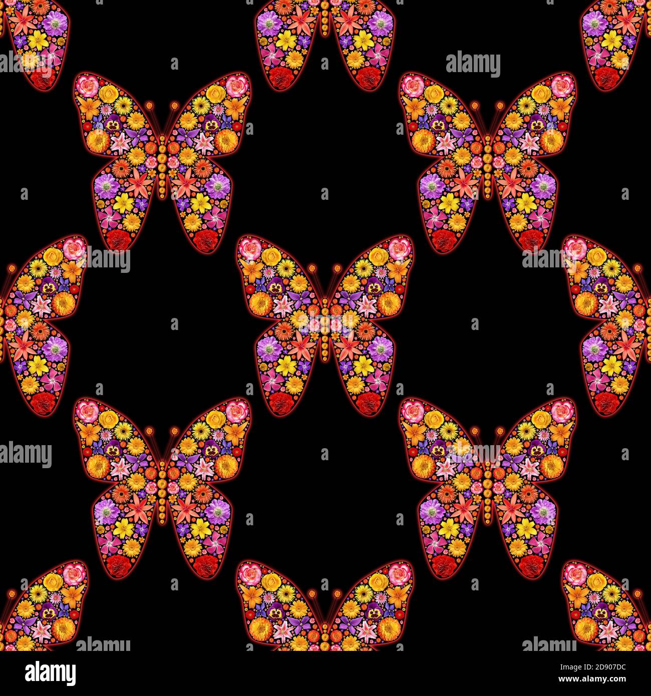 Abstract Abstract butterfly seamless pattern. Can be used as fabric ...