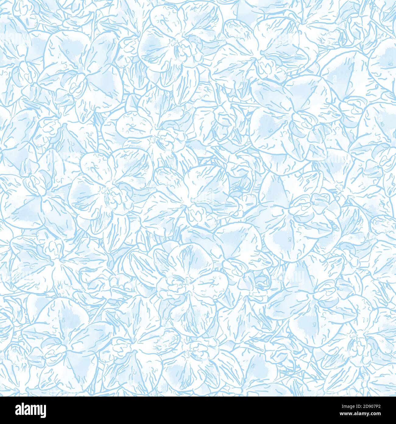 Abstract orchid flower. Seamless background pattern of orchid flower in ...