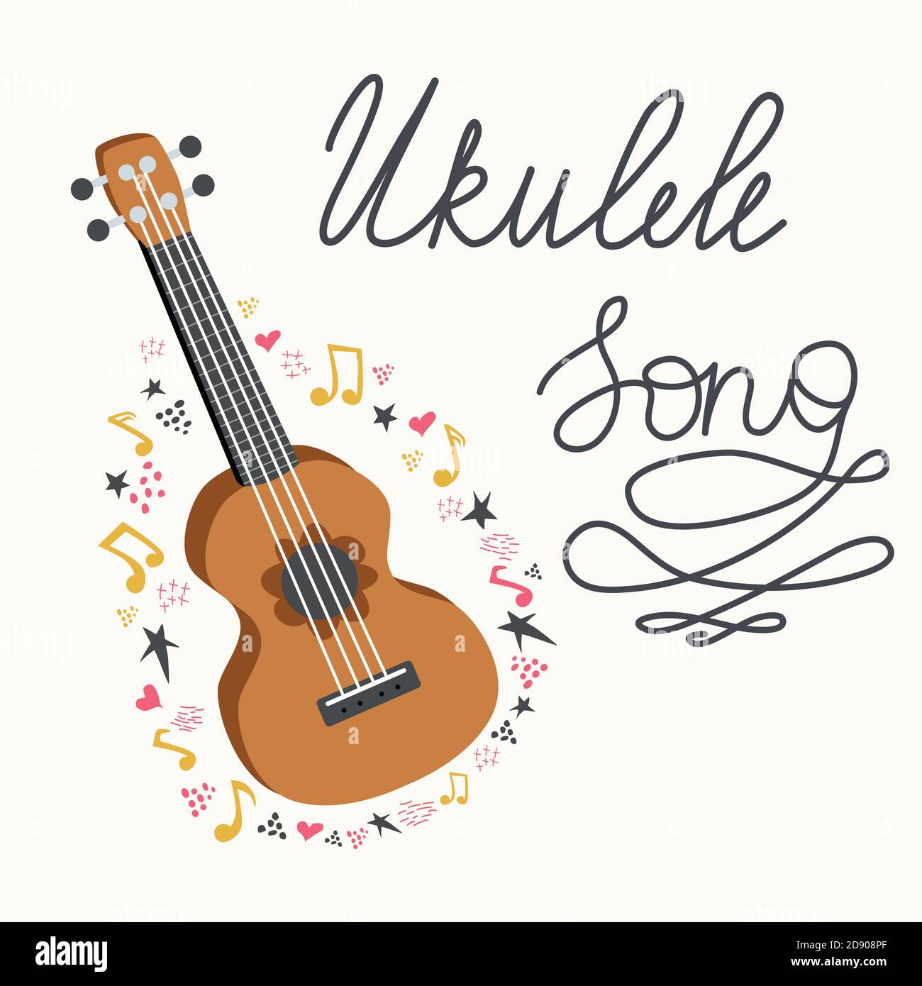 Cartoon Ukulele High Resolution Stock Photography and Images - Alamy