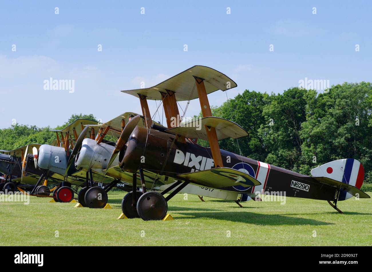 Sopwith Triplane N6290, G-BOCK at Shuttleworth Collection, Old Warden ...