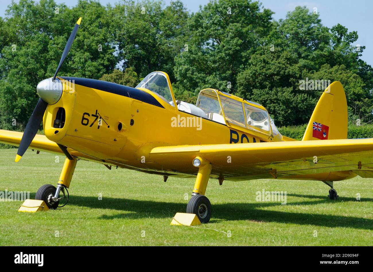 DHC Chipmunk Training Aircraft Stock Photo - Alamy