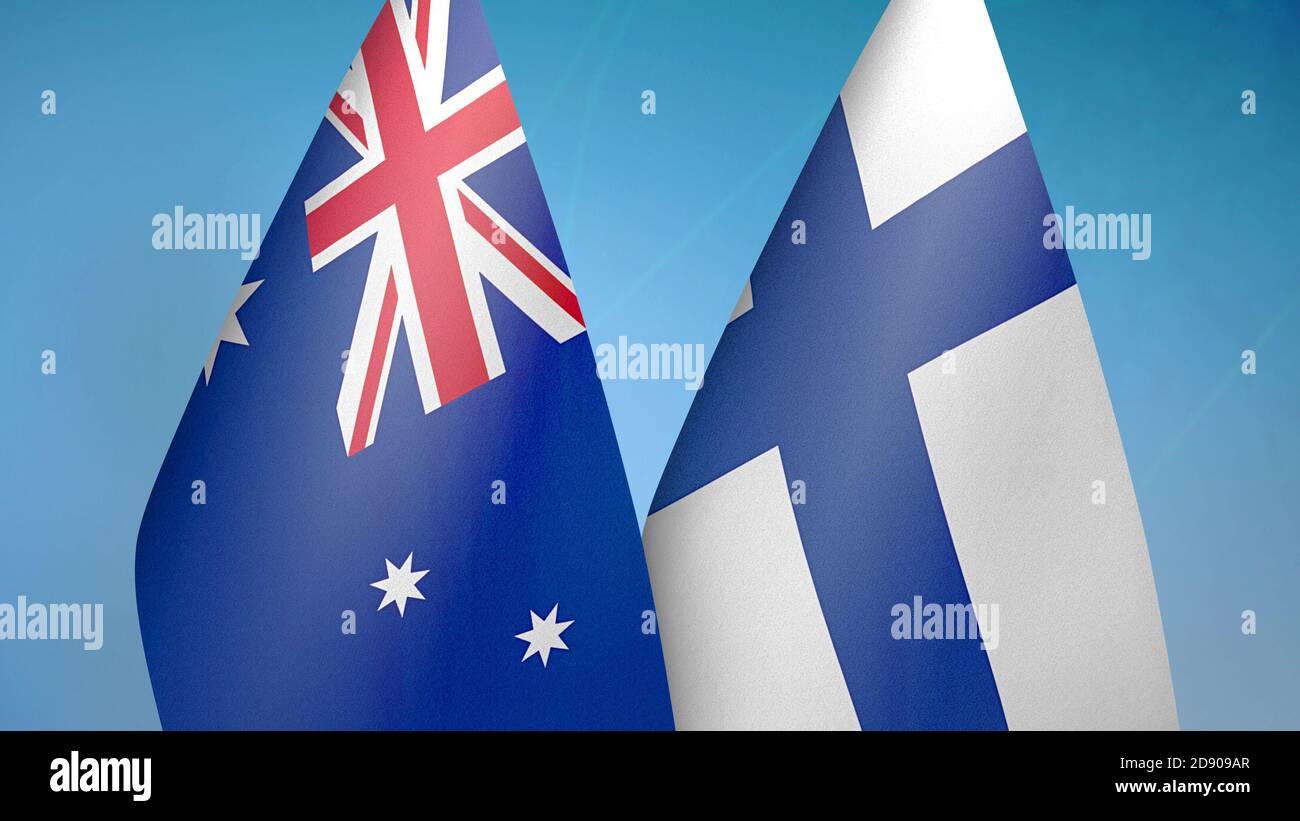 Australia finland flag hi-res stock photography and images - Alamy