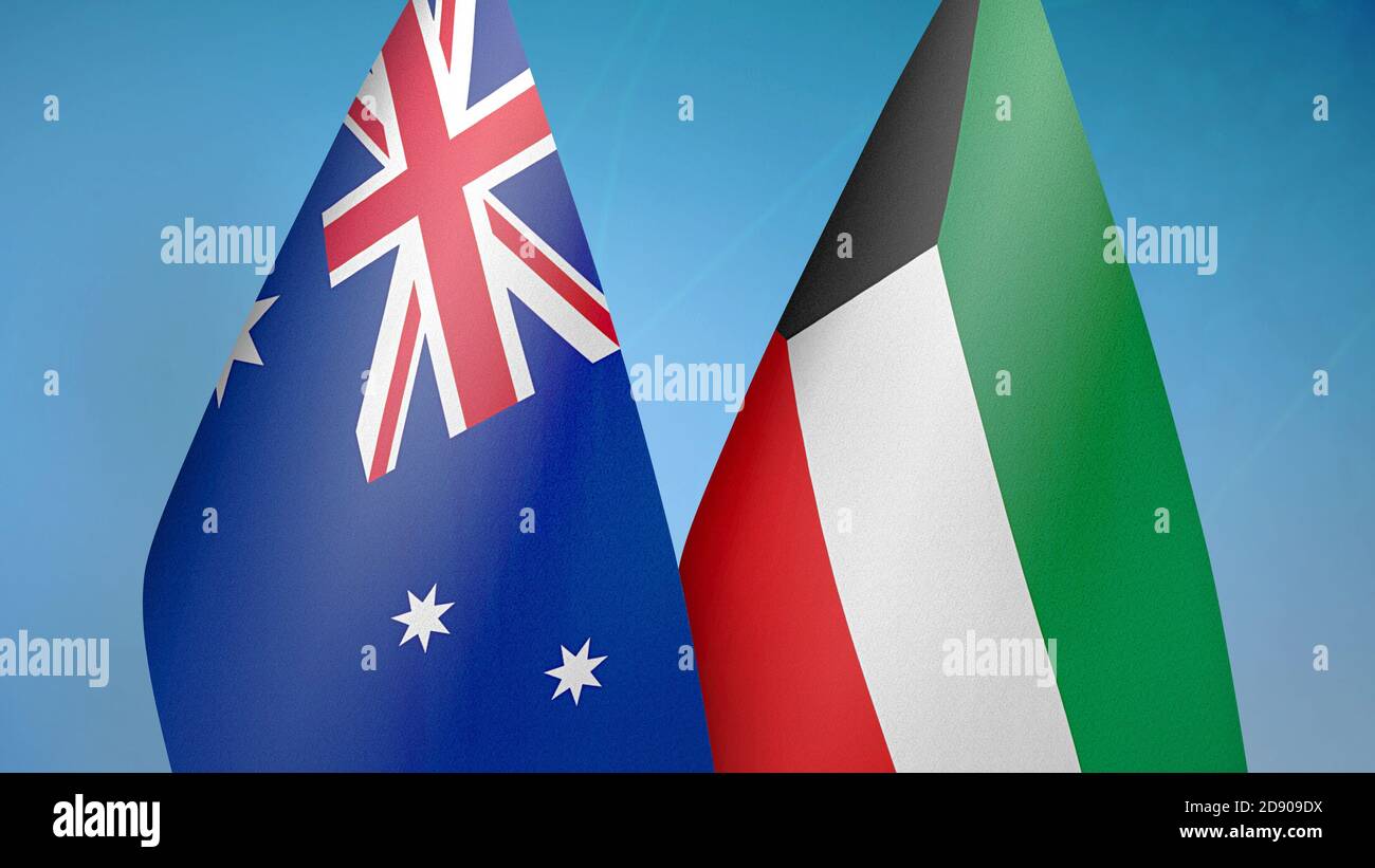 Kuwait australia flag hi-res stock photography and images - Alamy