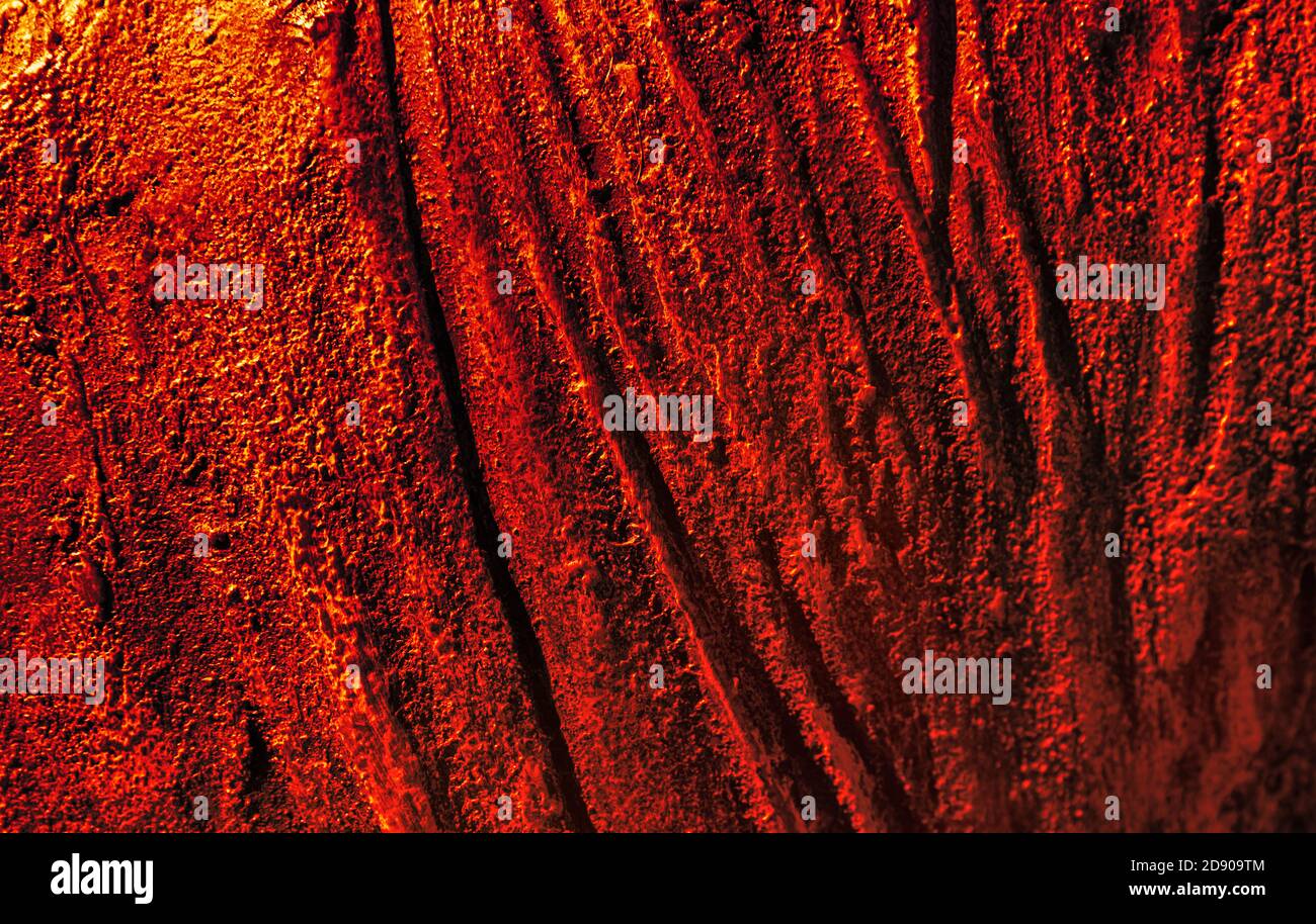 Red and yellow abstract rusty metal background. Iron background covered ...