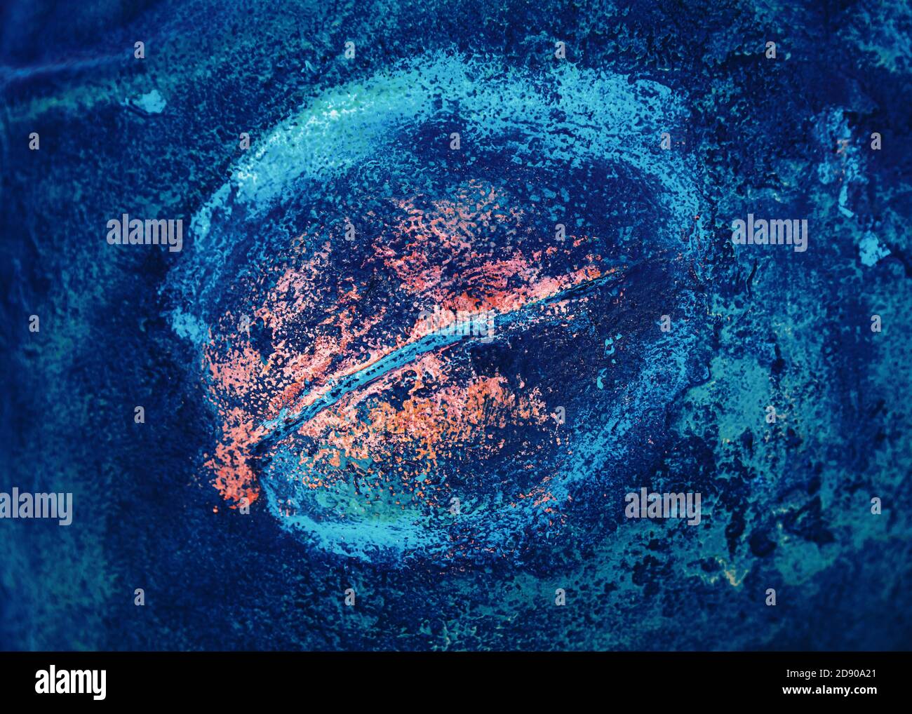 Multicolored rusty metal background. Iron background covered with rust ...