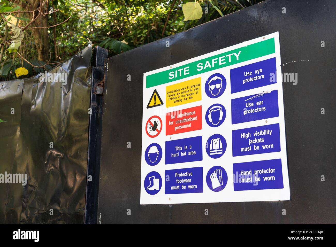 Safety rules construction hi-res stock photography and images - Alamy