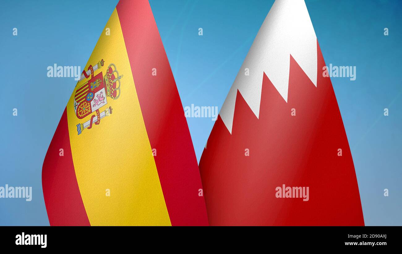 Bahrain spain flag hi-res stock photography and images - Alamy