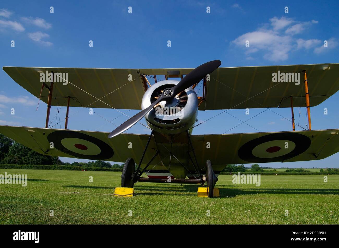 Historic Ww1 British Fighter Biplane High Resolution Stock Photography ...