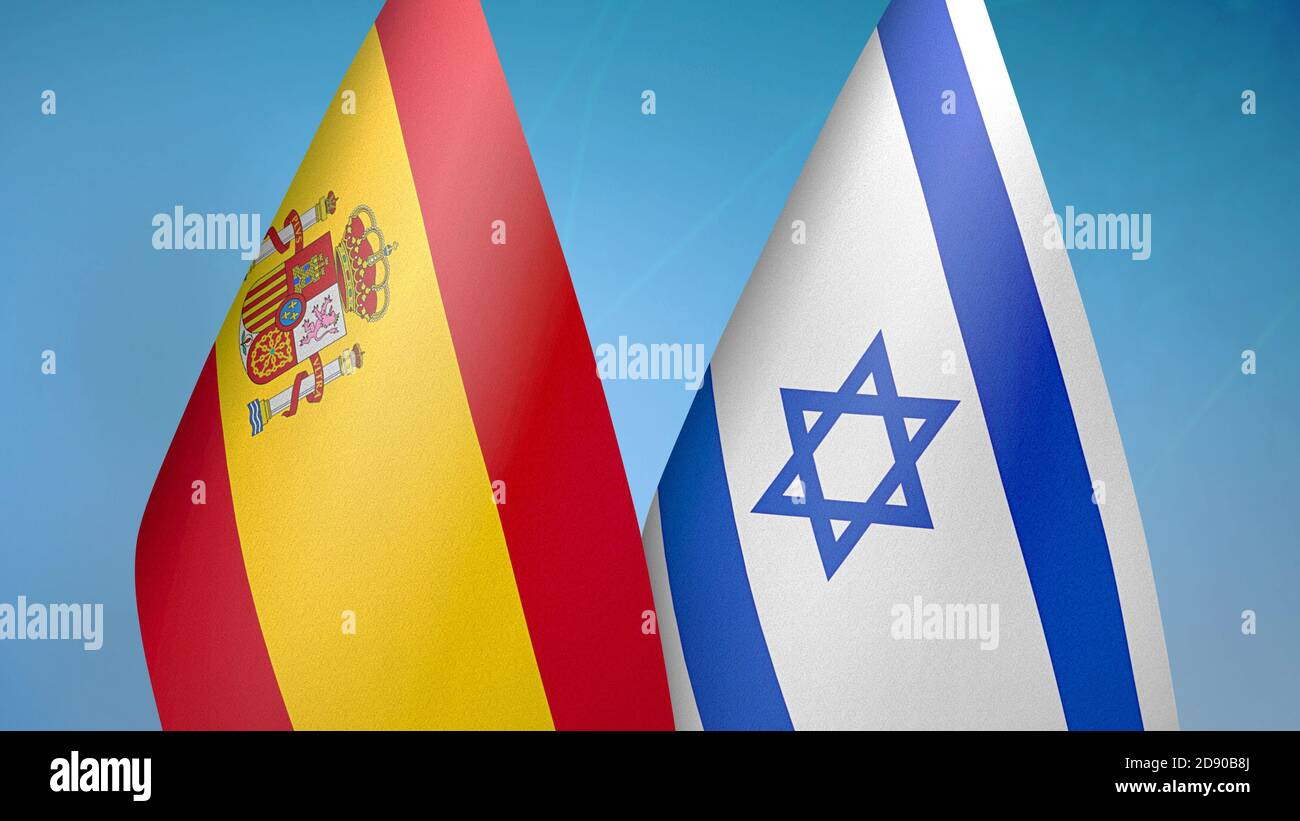 Spain israel flag hi-res stock photography and images - Alamy
