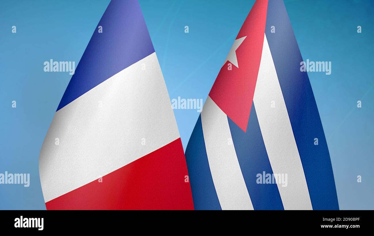 Cuba france flag hi-res stock photography and images - Alamy