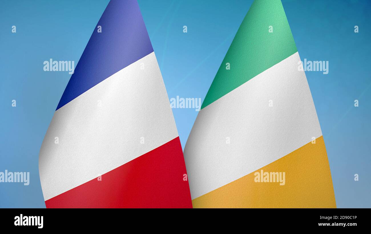 Ireland france flags hi-res stock photography and images - Alamy