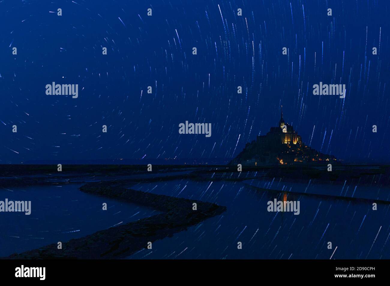Mount st michael night hi-res stock photography and images - Alamy