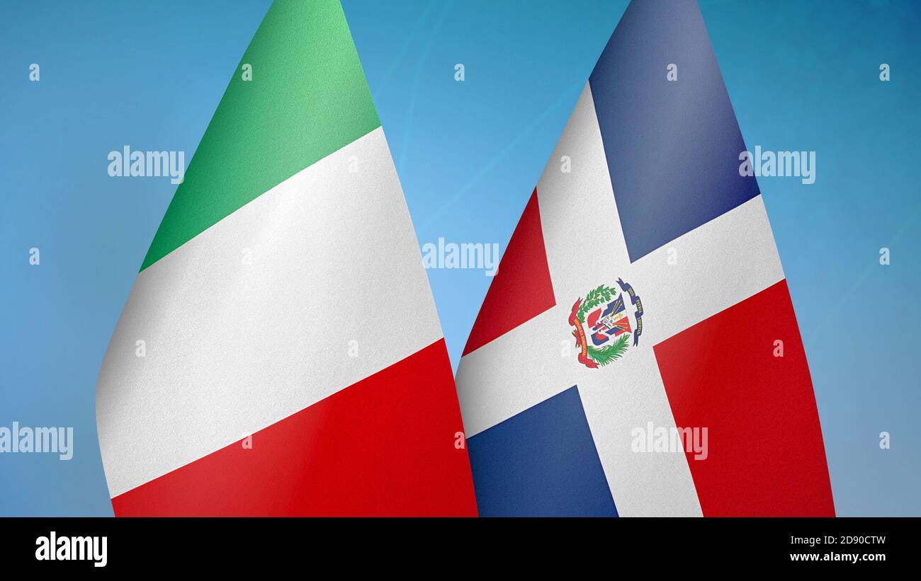 Italy dominican republic flag hi-res stock photography and images - Alamy
