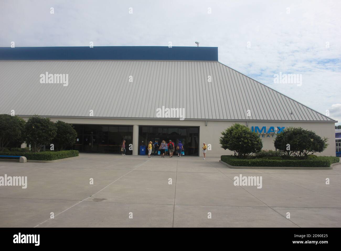 IMAX Theater Sign at the John F Kennedy Space Center in Cape Canaveral ...