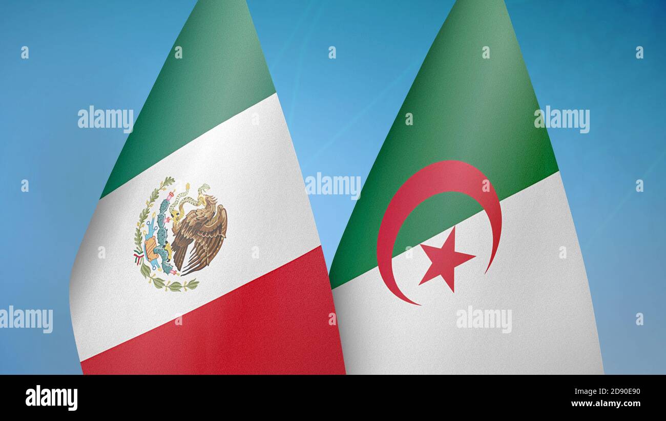 Mexico algeria flag hi-res stock photography and images - Alamy