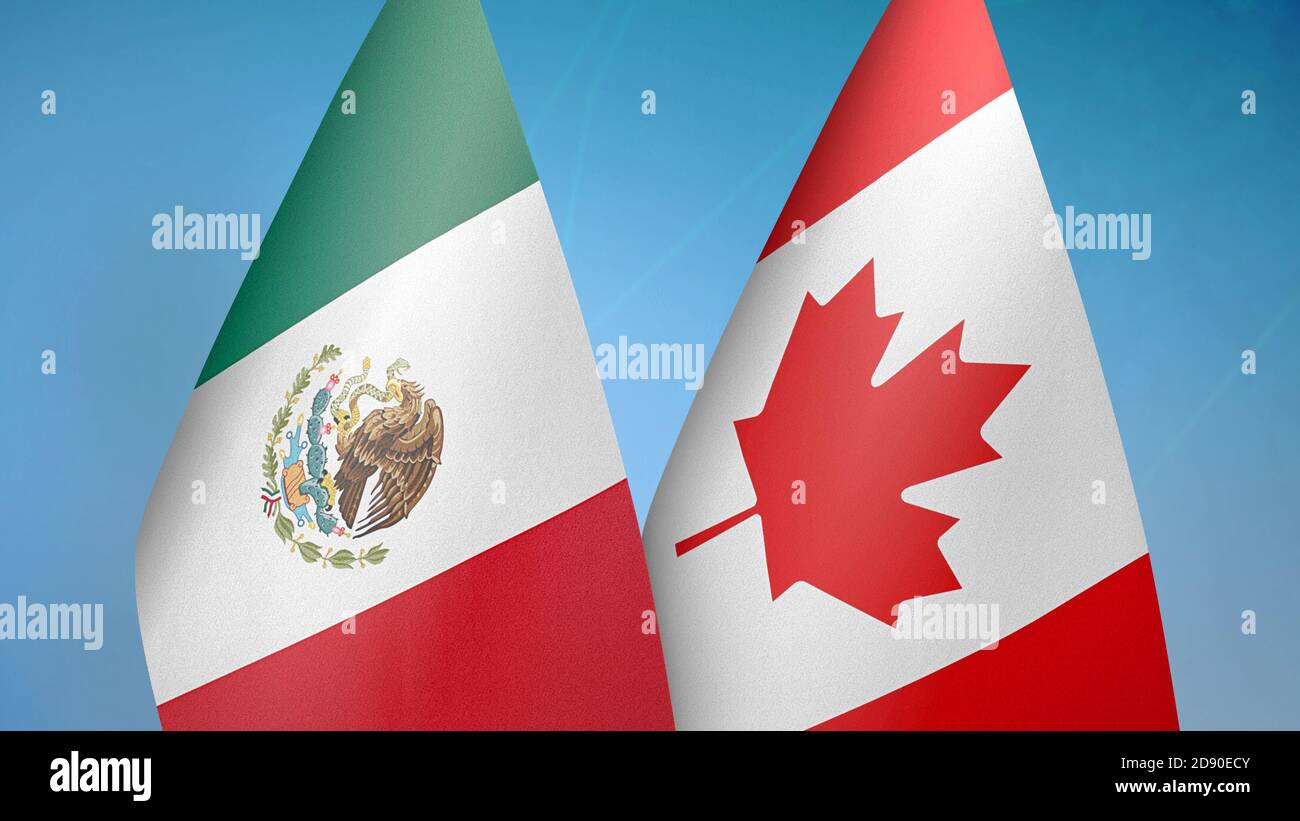 Canada mexico flag hi-res stock photography and images - Alamy