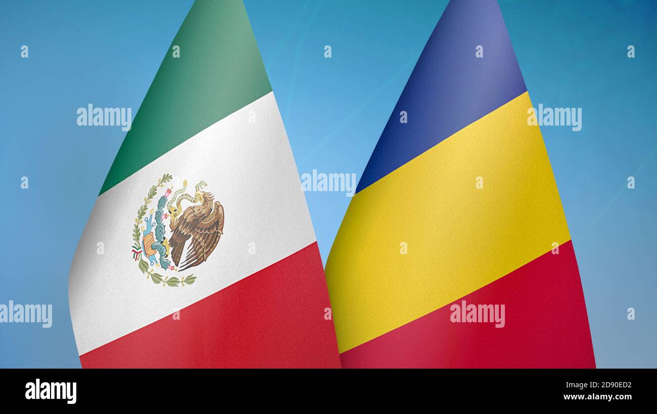 Mexico chad flag hi-res stock photography and images - Alamy