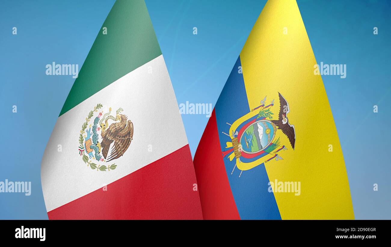 Mexico ecuador flag hi-res stock photography and images - Alamy
