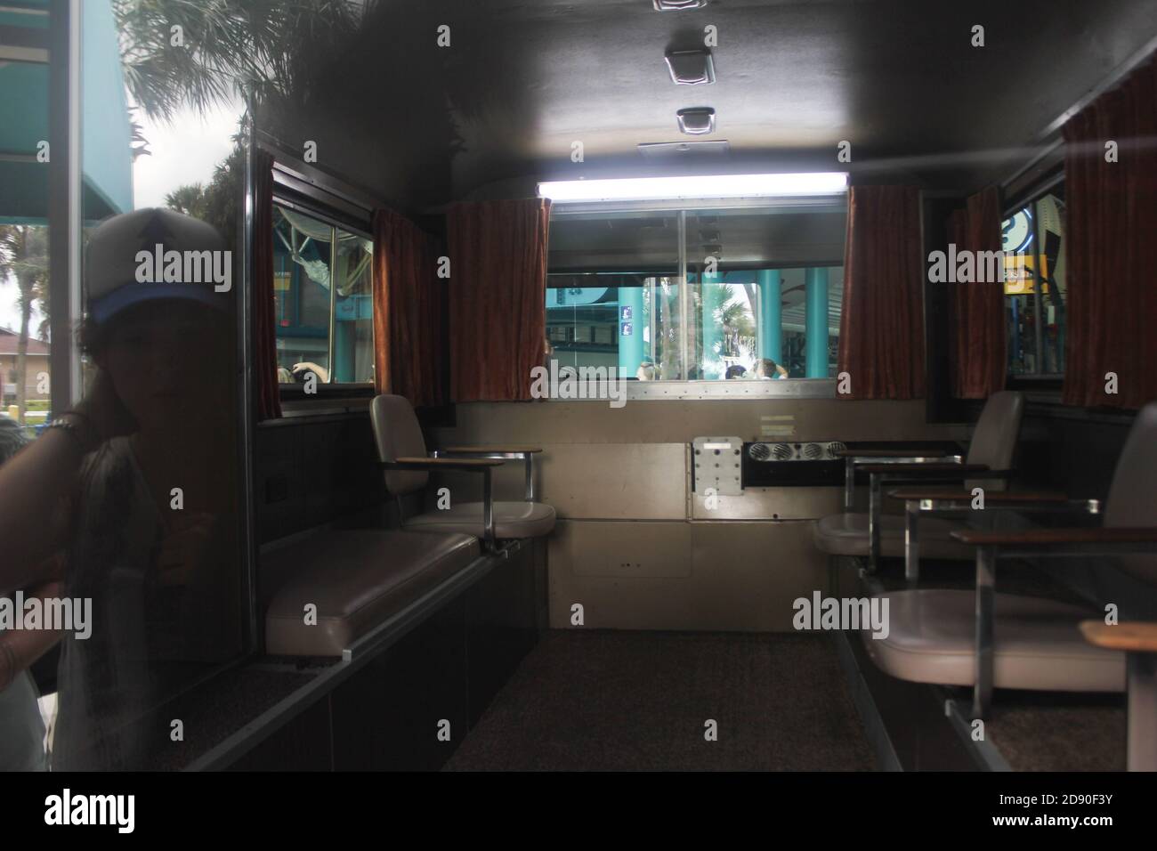 inside of Apollo astronaut van carried the space astronauts to the ...