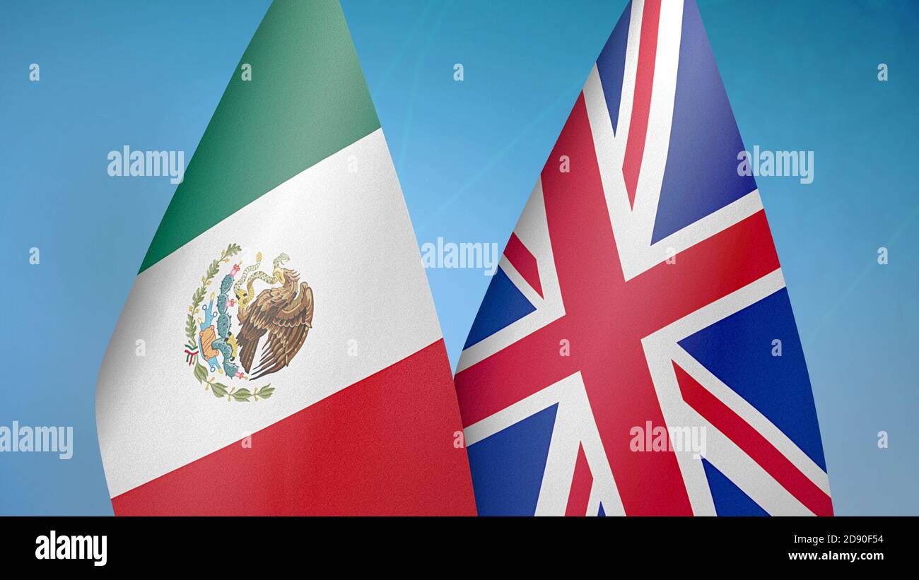 Mexico uk flags hi-res stock photography and images - Alamy