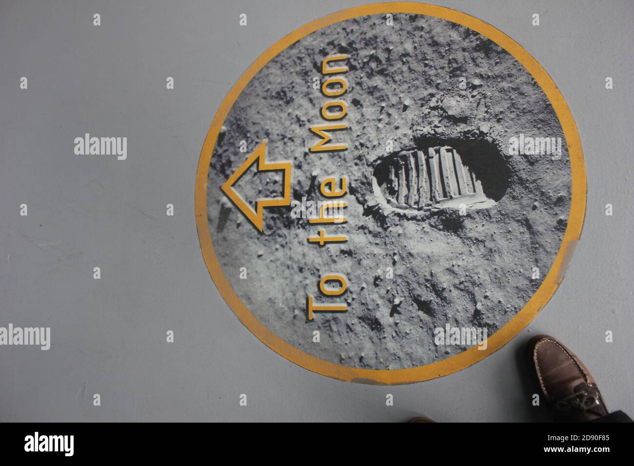 Footprint on moon neil armstrong hi-res stock photography and images ...