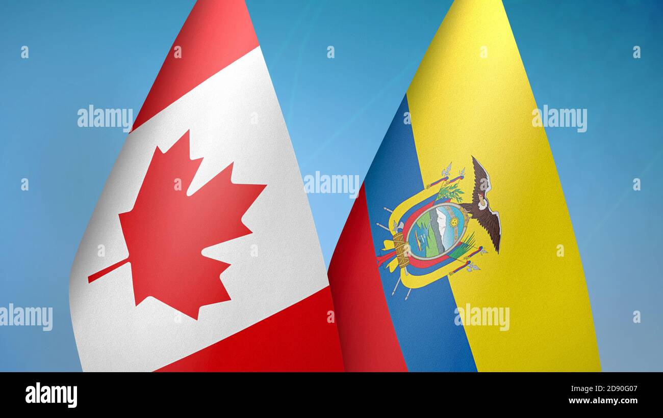 Canada ecuador flag hi-res stock photography and images - Alamy