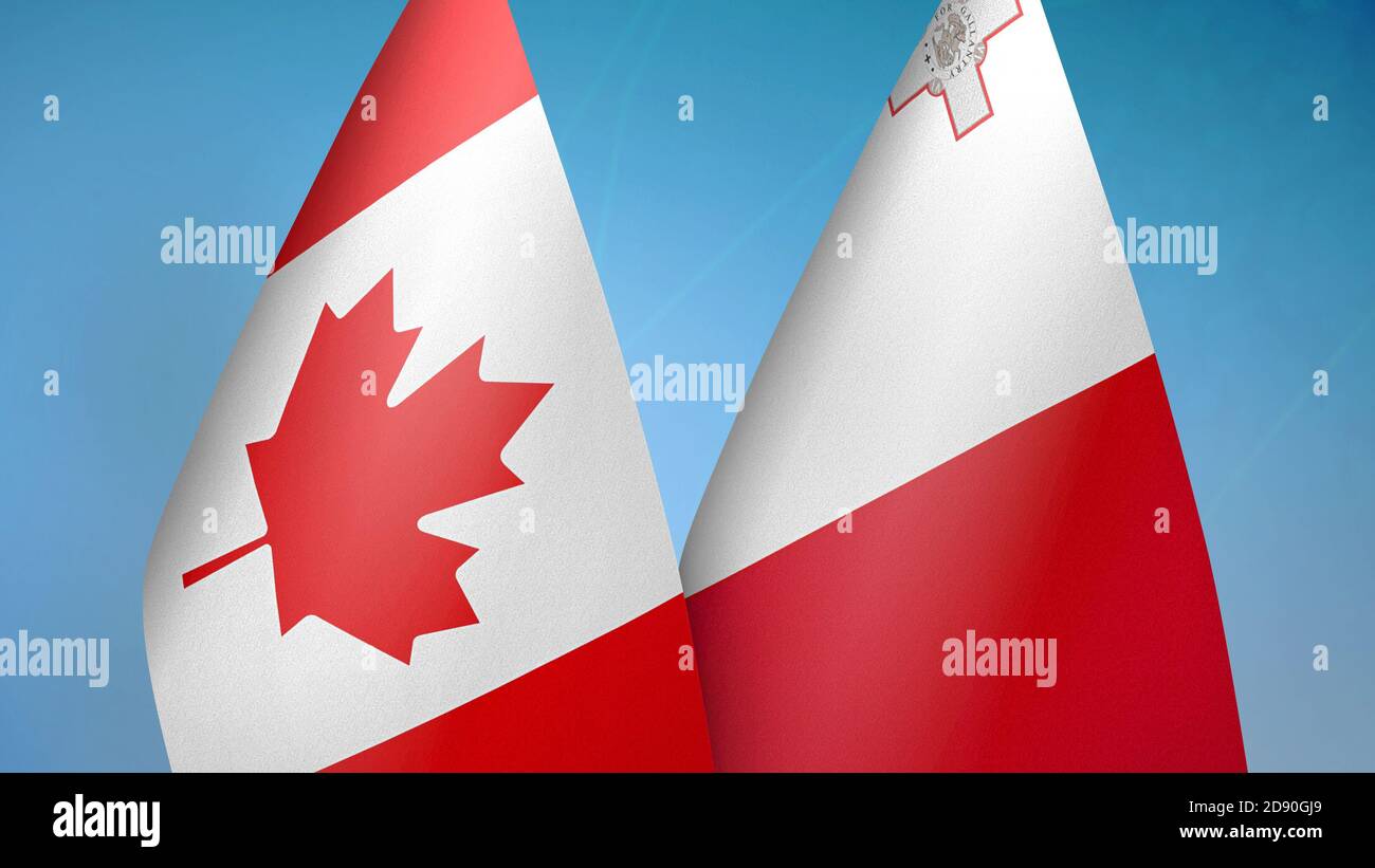 Malta canada flag hi-res stock photography and images - Alamy